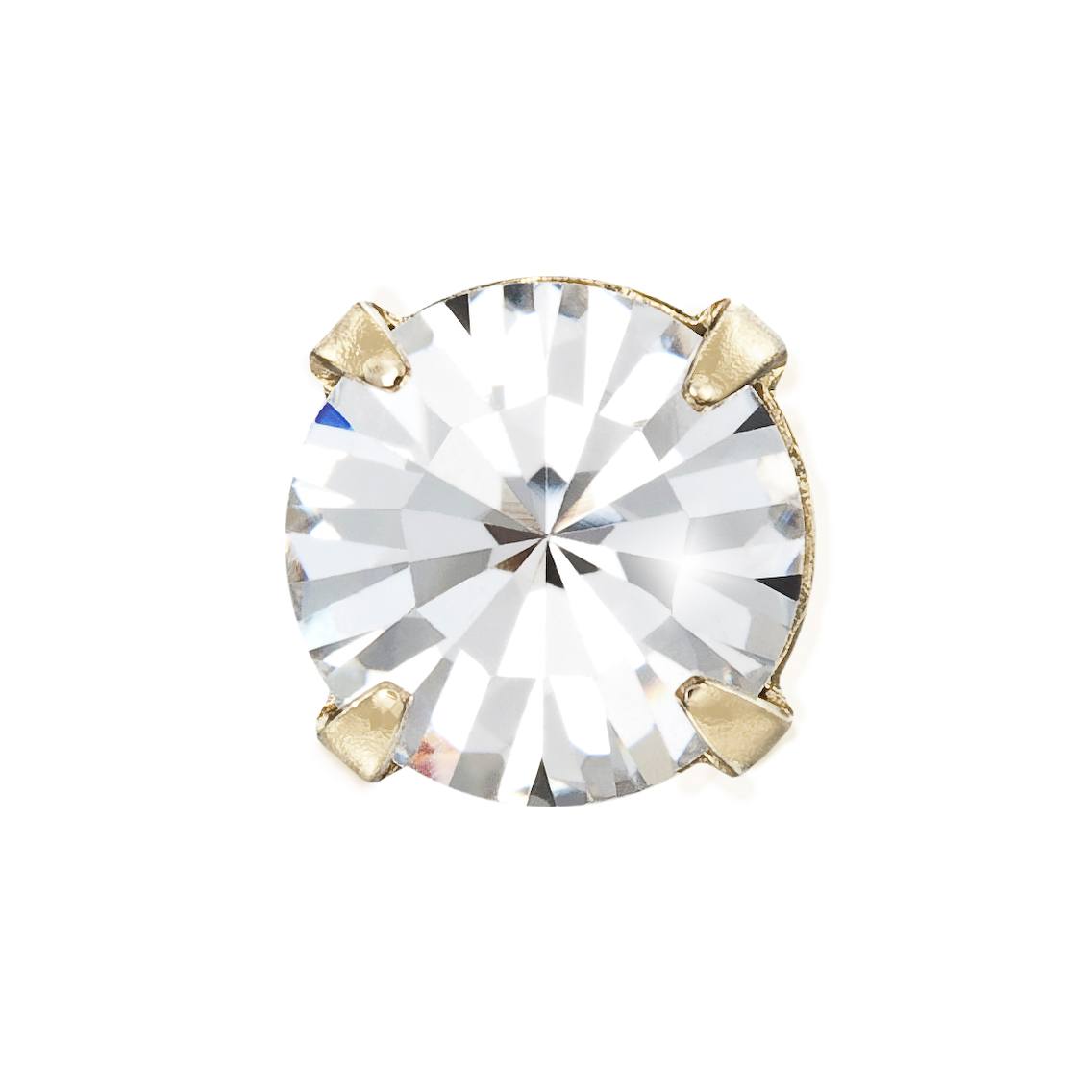 Chaton MAXIMA in Sew-On Cup, Gold - Preciosa Components